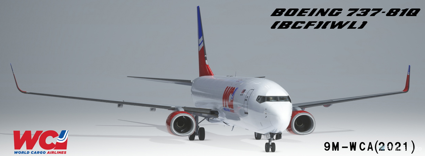 PMDG Boeing 737-800 BCF World Cargo Airlines (9M-WCA | 2021) for Microsoft Flight Simulator | MSFS
