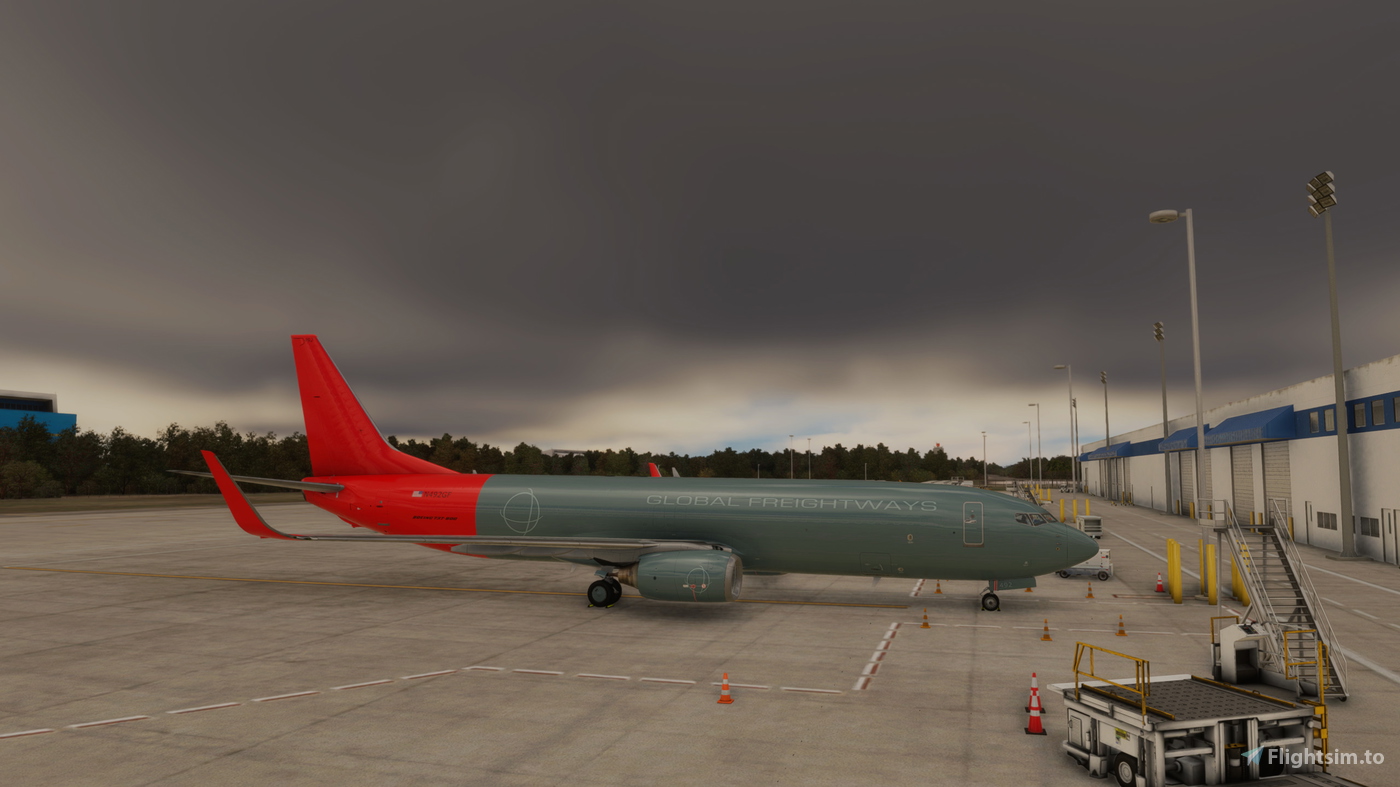 PMDG Boeing 737-800BDSF SSW Global Freightways Livery (FSX/MSFS Modern ...