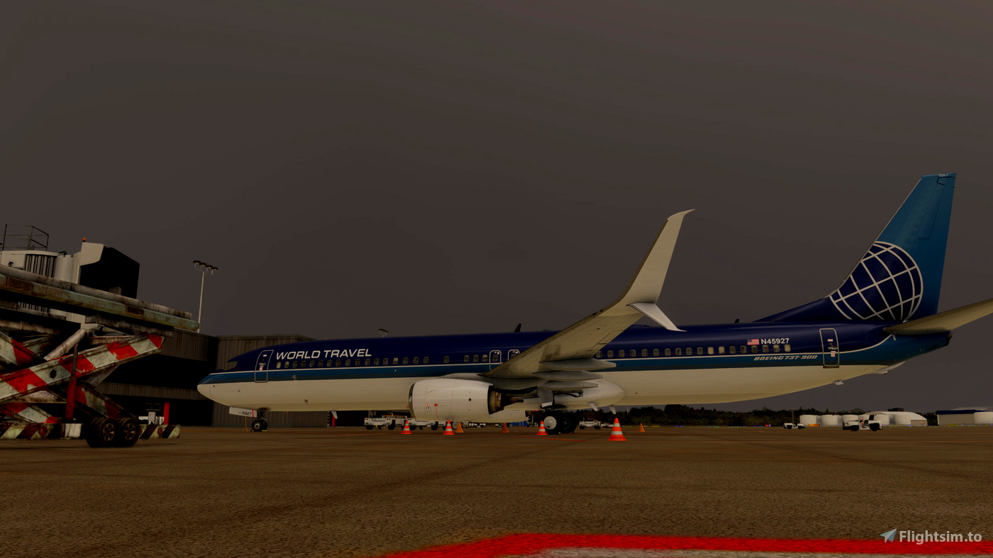 PMDG Boeing 737-900 Non-ER SSW World Travel Airlines Livery (FSX/MSFS ...