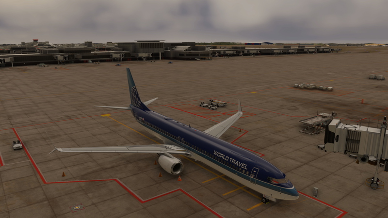 PMDG Boeing 737-900 Non-ER SSW World Travel Airlines Livery (FSX/MSFS ...