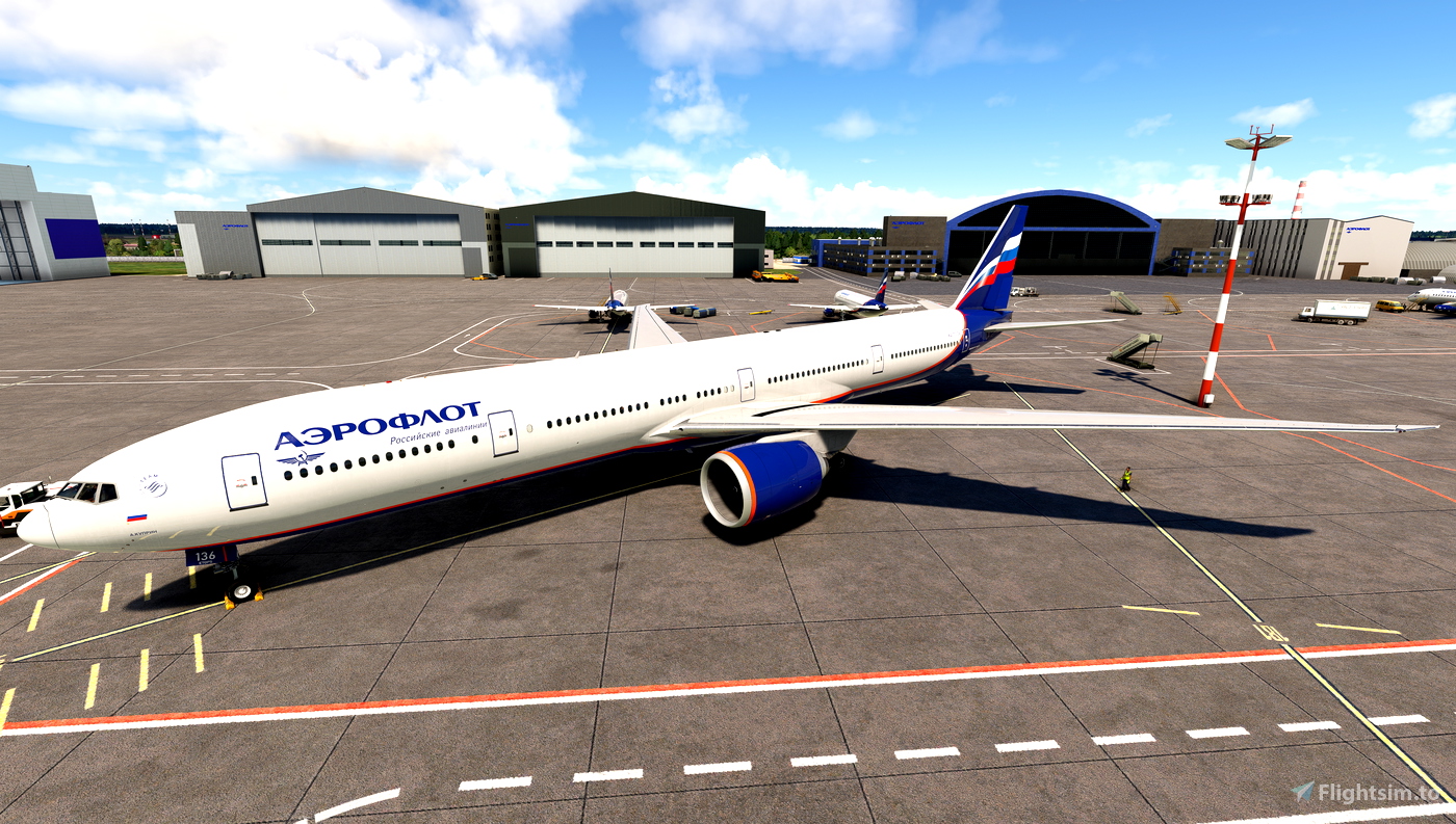 PMDG Boeing 777-300ER Aeroflot RA-73136 for Microsoft Flight Simulator ...