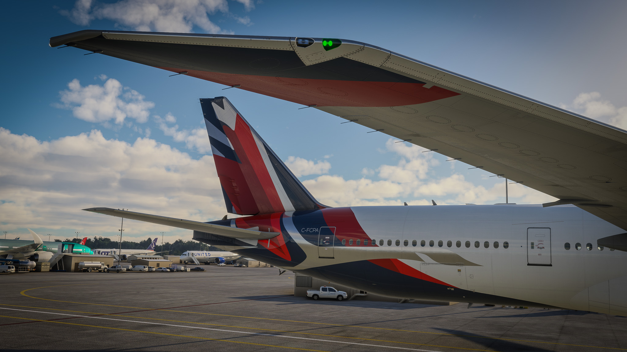 PMDG Boeing 777-300ER Canadian Airlines 2024 "Spirit of Québec" (C-FYQB ...