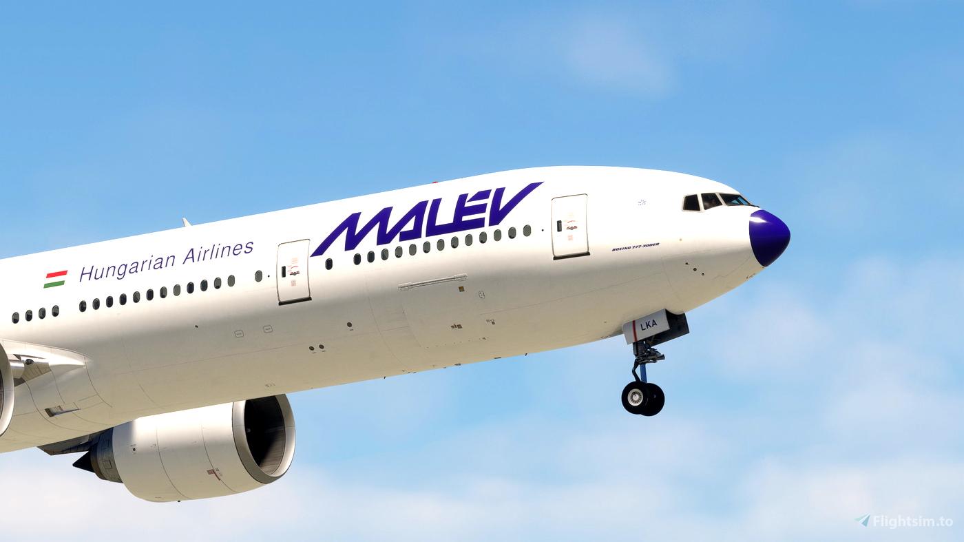 PMDG Boeing 777-300ER MALEV Hungarian Airlines (Fictional) for ...