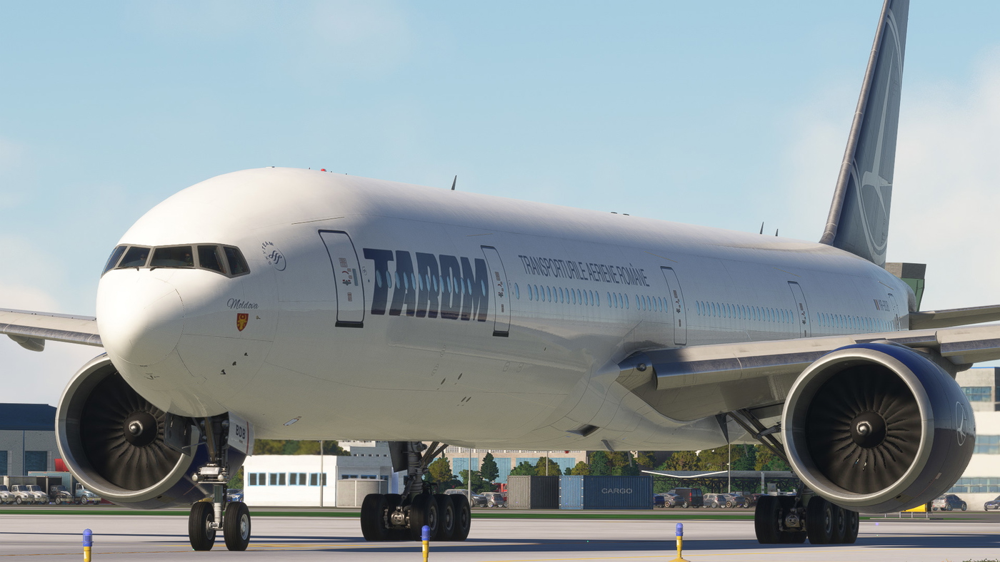 PMDG Boeing 777-300ER Tarom mini pack (Fictional) 对于 Microsoft Flight ...