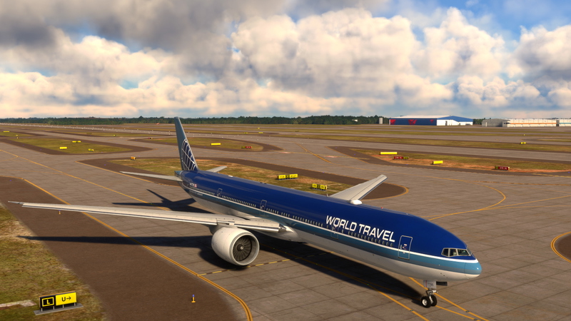 PMDG Boeing 777-300ER World Travel Airlines Livery (FSX/MSFS Modern ...