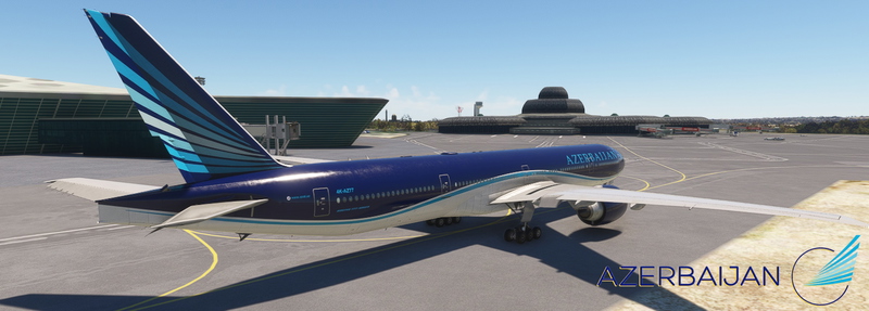 PMDG Boeing B777-300ER Azerbaijan 4K-AZ77 for Microsoft Flight ...