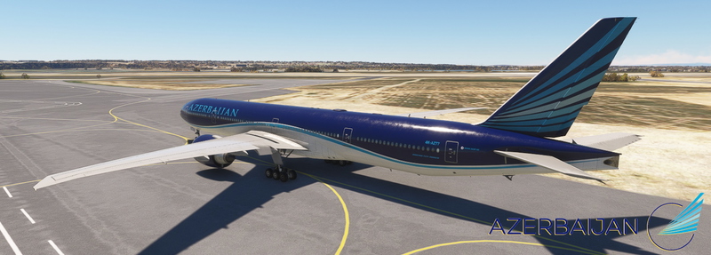PMDG Boeing B777-300ER Azerbaijan 4K-AZ77 for Microsoft Flight ...