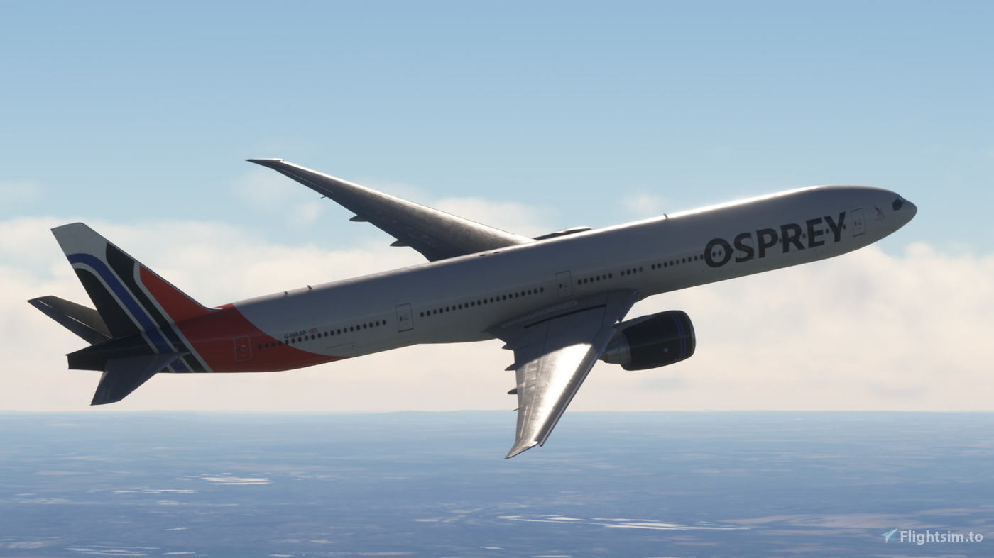 PMDG Boeing B777-300ER Osprey Airways | Cabin Textures | 4K for ...