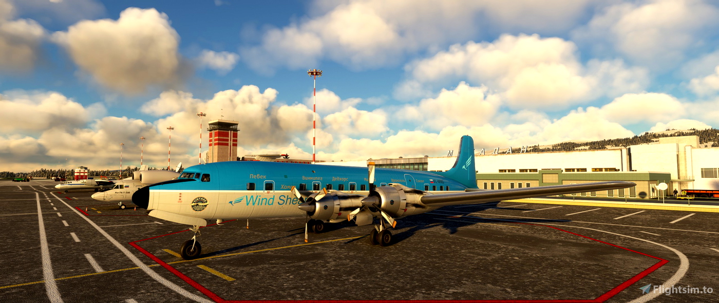 PMDG DC-6B WindShear [4k] pro Microsoft Flight Simulator | MSFS