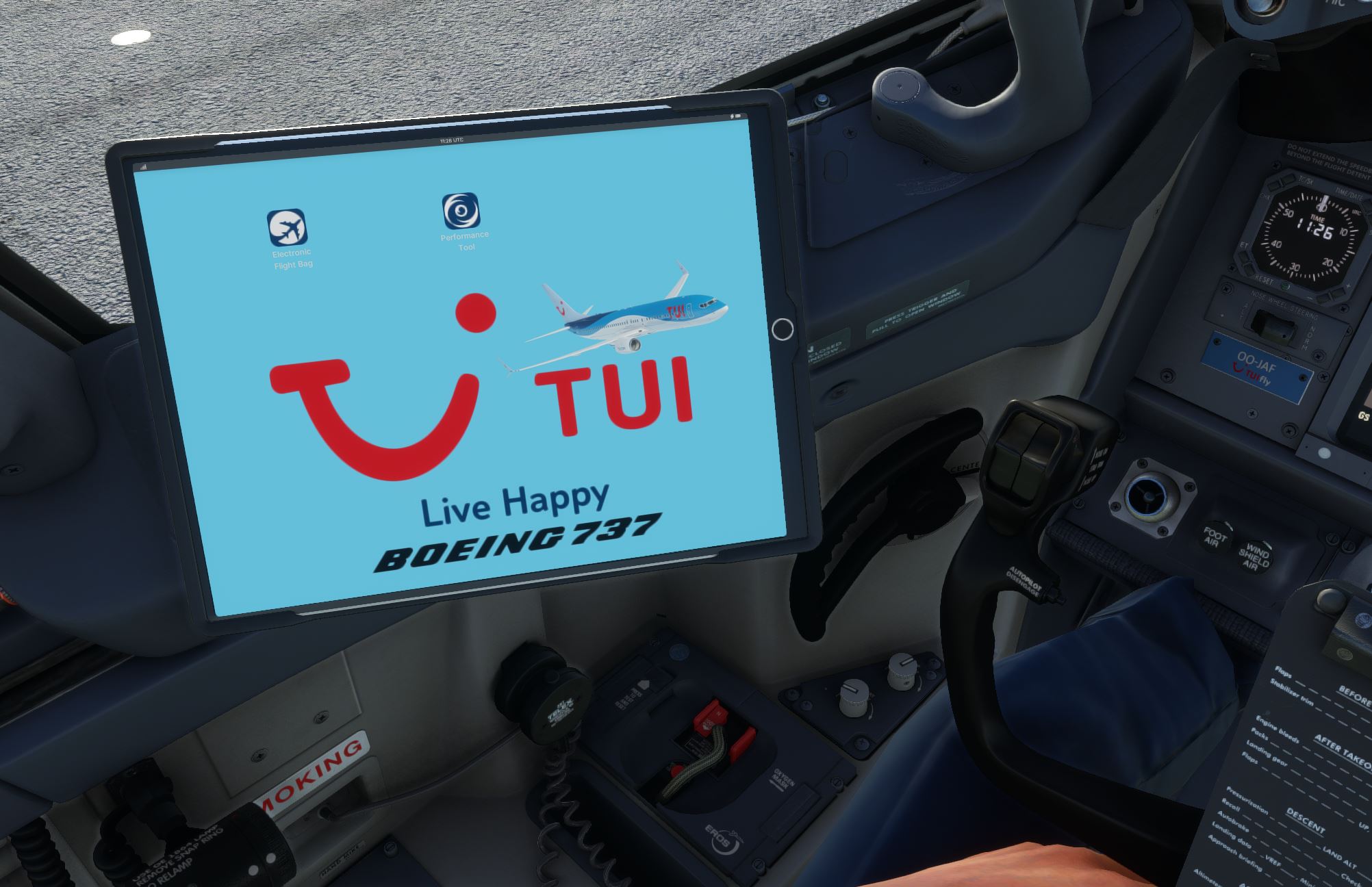 PMDG EFB TUI wallpaper Boeing 737-600/700/800/900/900ER - MSFS Add-on ...