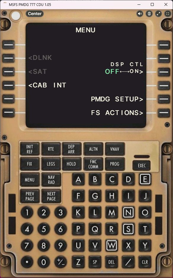 PMDG MSFS CDU for Microsoft Flight Simulator | MSFS