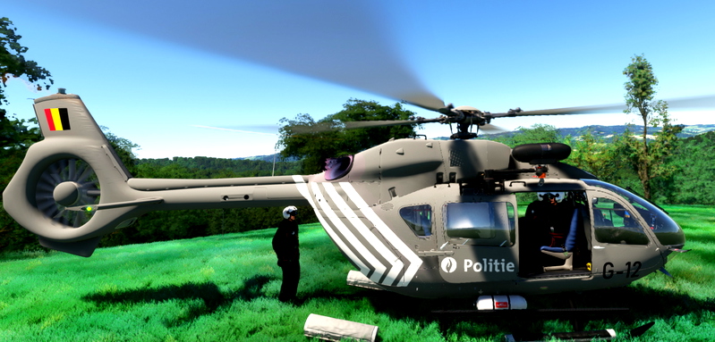 Police Fédérale Belgium H145 G-12 HEMS for Microsoft Flight Simulator ...