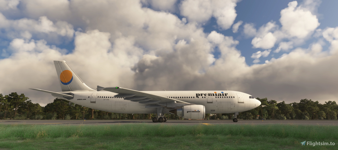 Premiair A300-600R OY-CNL circa 1994 for Microsoft Flight Simulator | MSFS