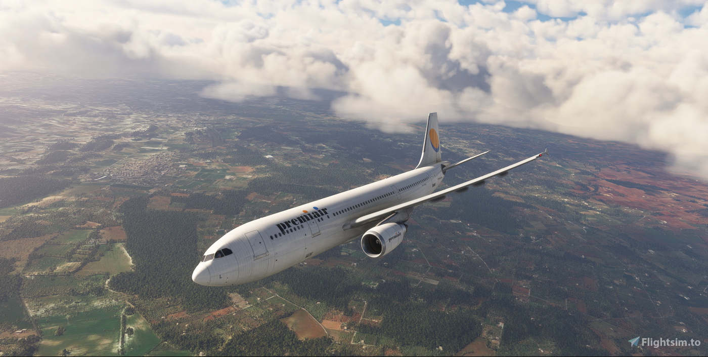 Premiair A300-600R OY-CNL circa 1994 for Microsoft Flight Simulator | MSFS