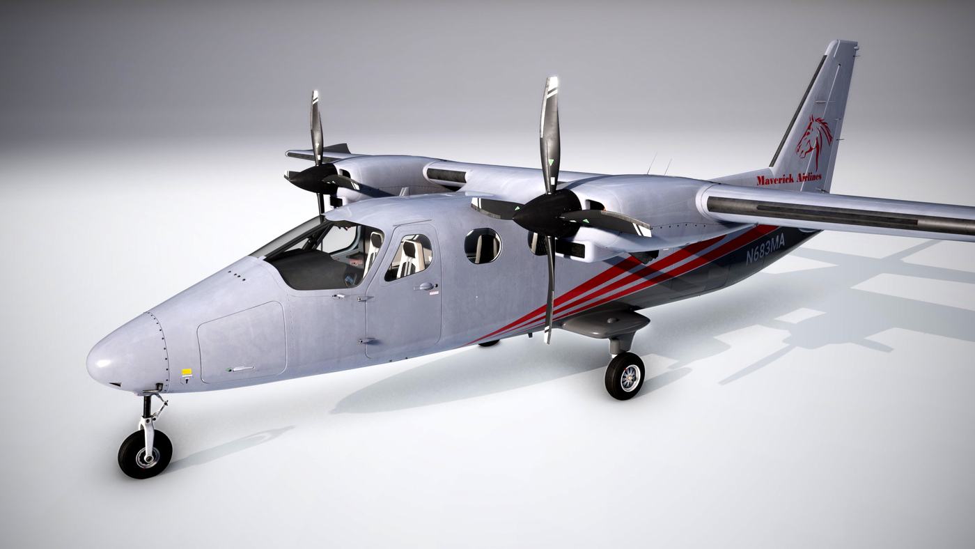 Maverick Airlines - FSS Tecnam P2012 Traveller pour Microsoft Flight ...