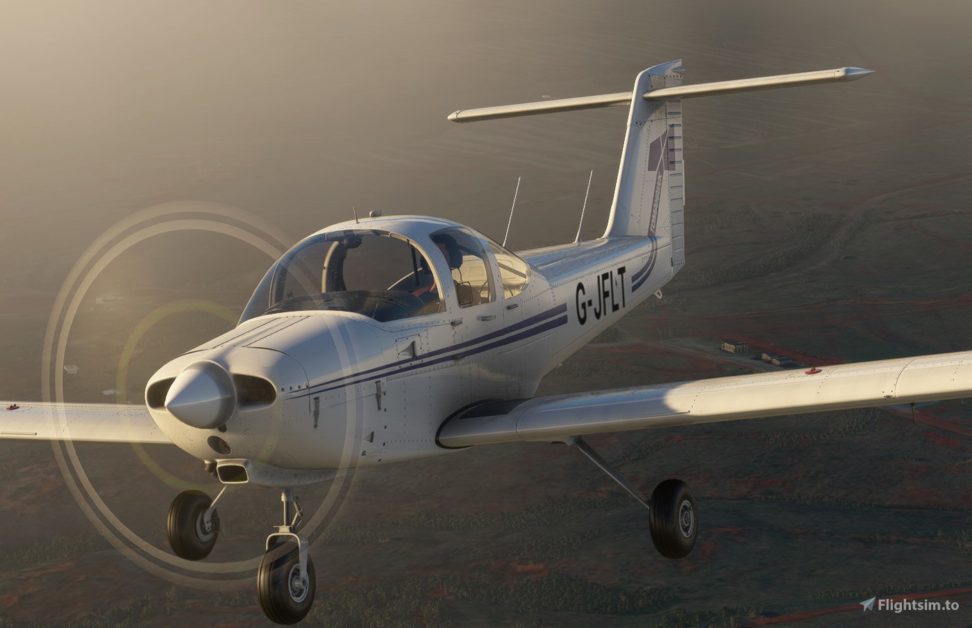 Prop-Mod for Just Flight Piper PA-38 Tomahawk for Microsoft Flight ...