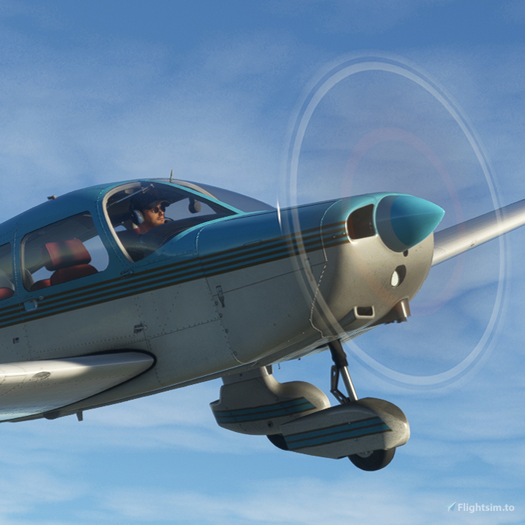 Prop-Mod_JF_Piper PA-28_Warrior II pour Microsoft Flight Simulator | MSFS