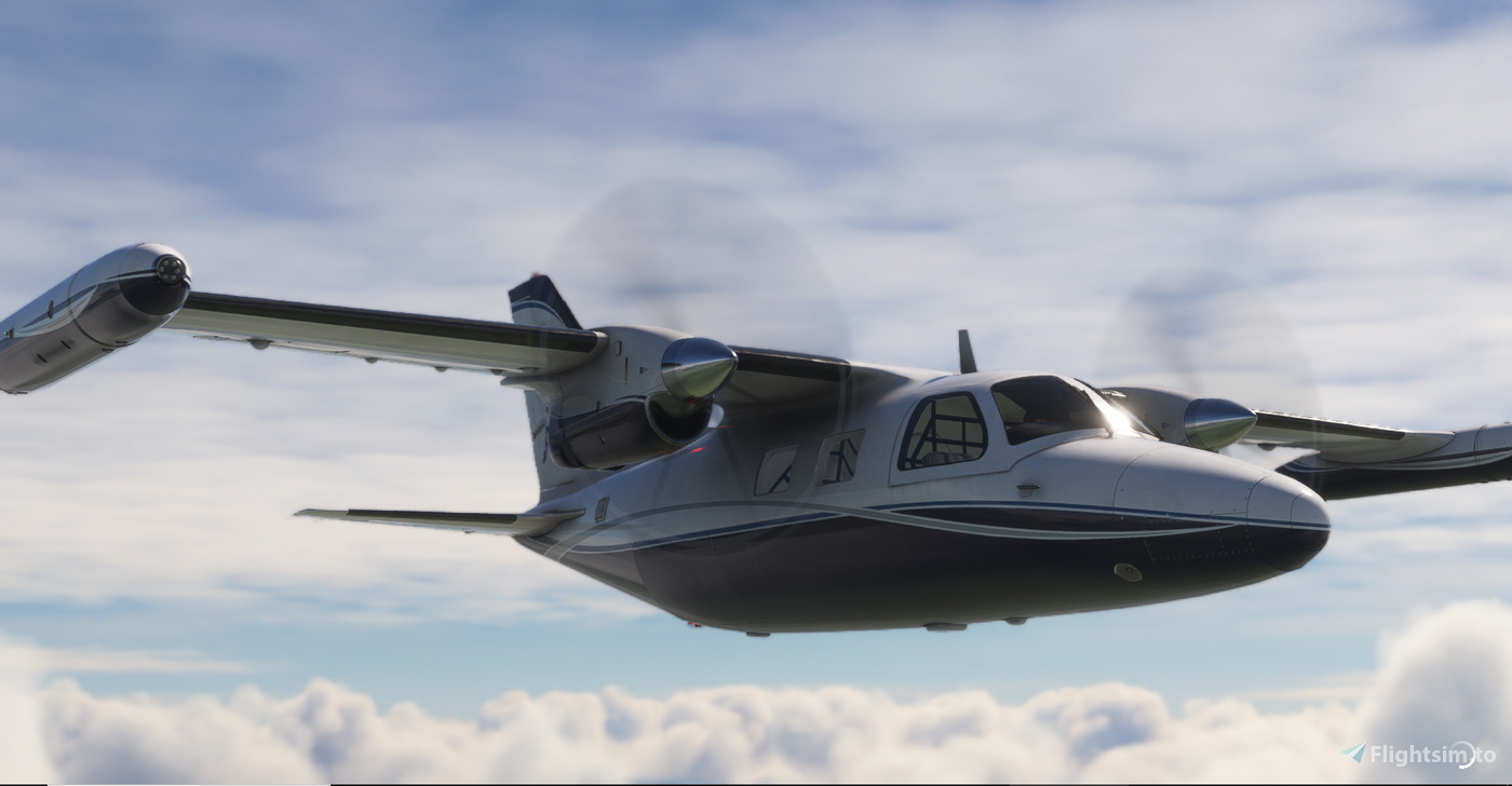 PT-JGA | Mitsubishi MU-2 | 8K for Microsoft Flight Simulator | MSFS