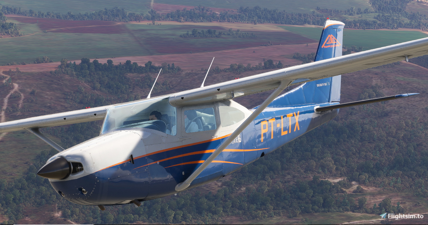 PT-LTX | Carenado C182 RG | 8K for Microsoft Flight Simulator | MSFS