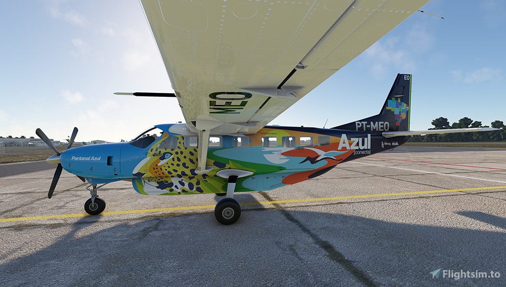 PT-MEO "Pantanal Azul" - Azul Conecta - C208B EX Asobo for Microsoft ...
