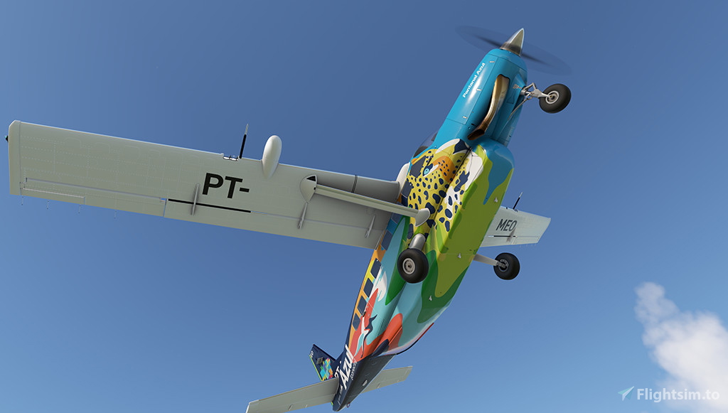 PT-MEO "Pantanal Azul" - Azul Conecta - C208B EX Asobo for Microsoft ...