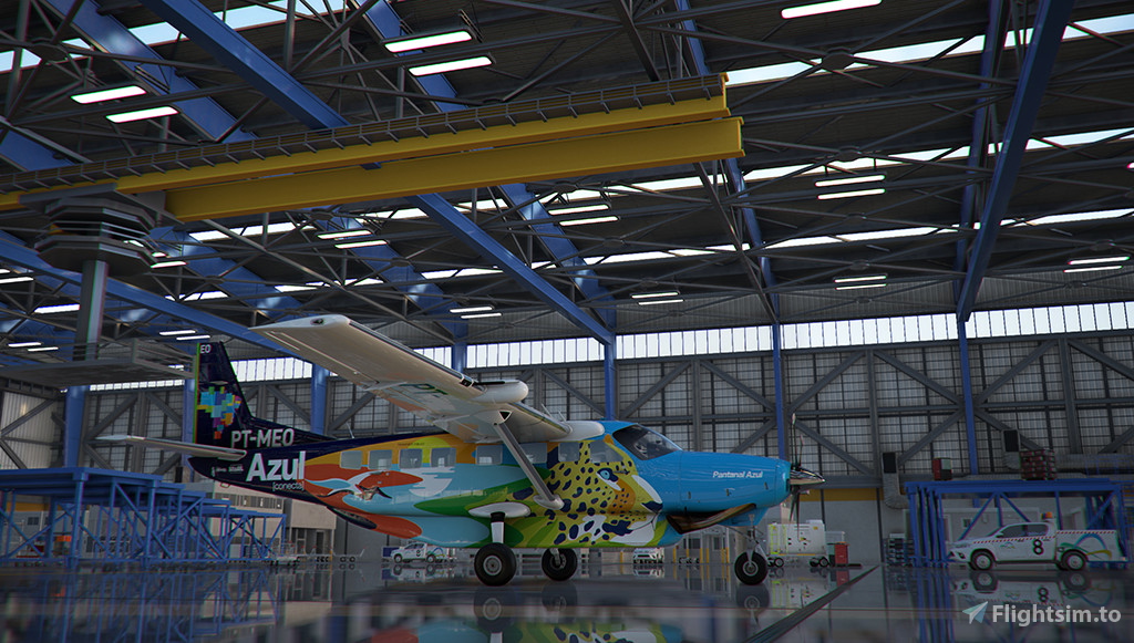 PT-MEO "Pantanal Azul" - Azul Conecta - C208B EX Asobo for Microsoft ...