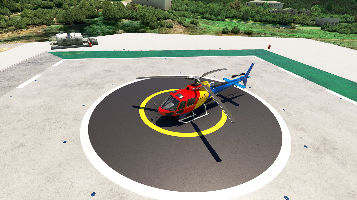 PT201 - Monchique heliport - Algarve (real life modulated - high detail ...