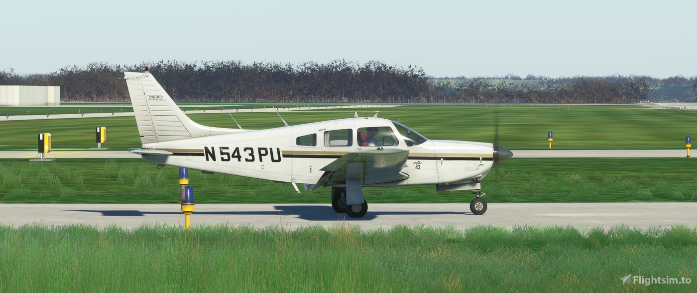 Purdue University Aviation - (3-Pack) - JustFlight Piper Arrow III para ...