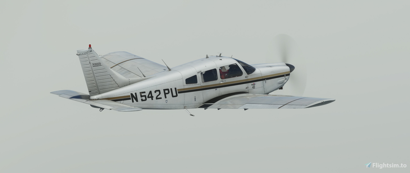 Purdue University Aviation - (3-Pack) - JustFlight Piper Arrow III for ...