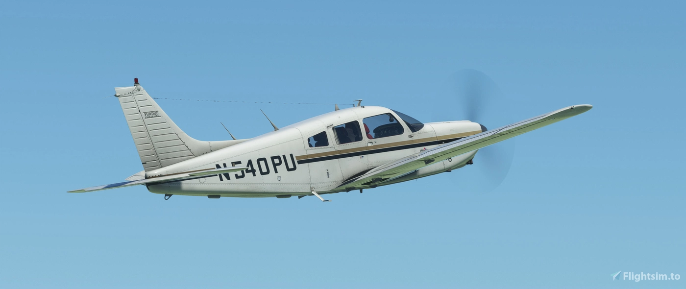 Purdue University Aviation - (3-Pack) - JustFlight Piper Arrow III for ...