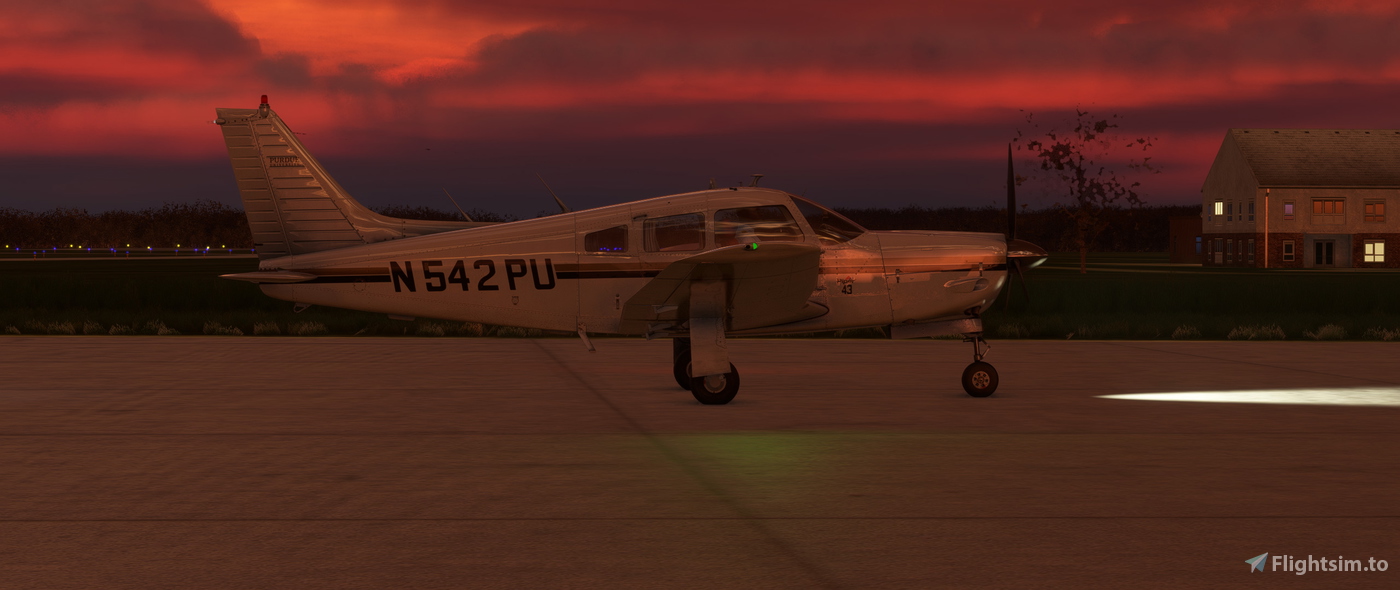 Purdue University Aviation - (3-Pack) - JustFlight Piper Arrow III para ...