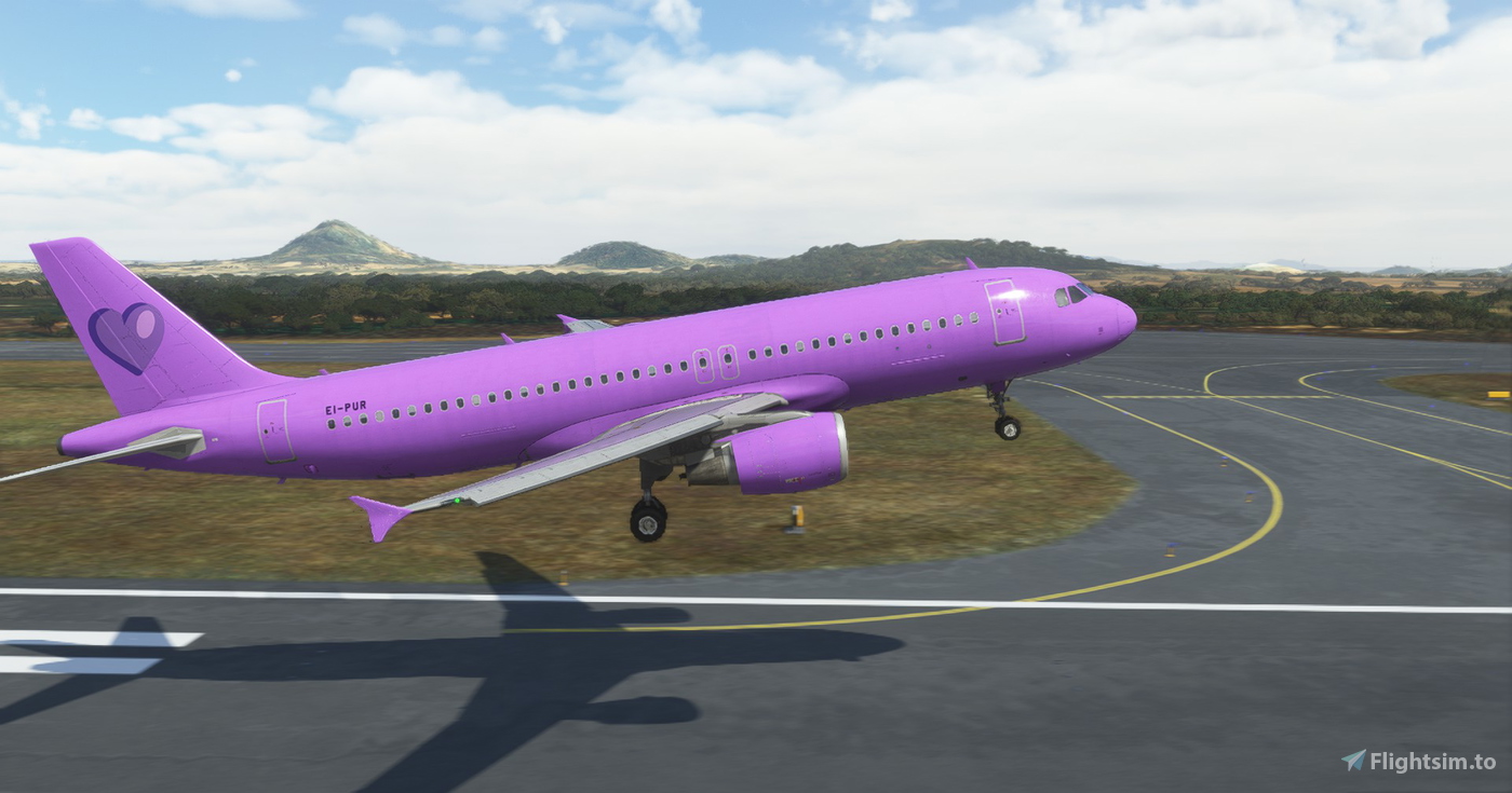 Purple Fenix A320 Ceo with cabin IFE for Microsoft Flight Simulator | MSFS