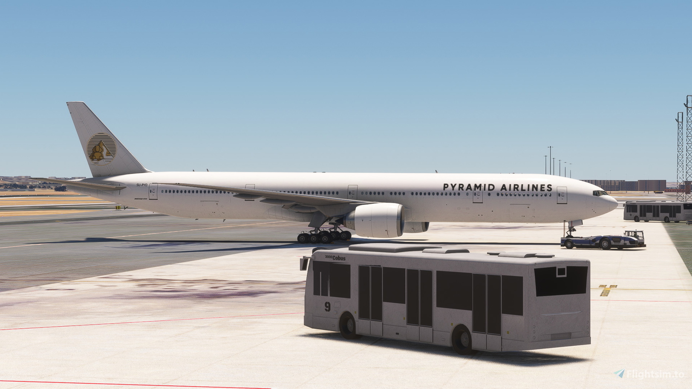 Pyramid Airlines B777-300ER PMDG SU-PYD für Microsoft Flight Simulator ...
