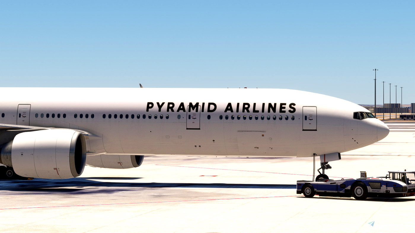 Pyramid Airlines B777-300ER PMDG SU-PYD for Microsoft Flight Simulator ...