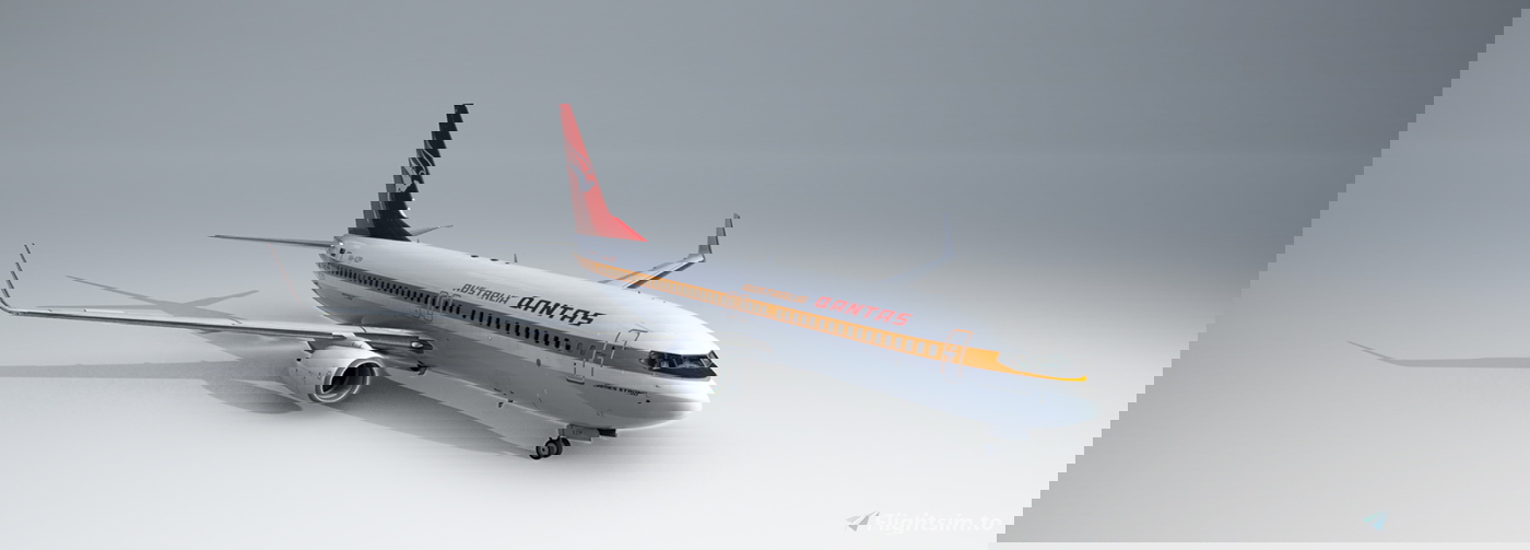 Qantas 737-838 VH-XZP Retro Roo for Microsoft Flight Simulator | MSFS