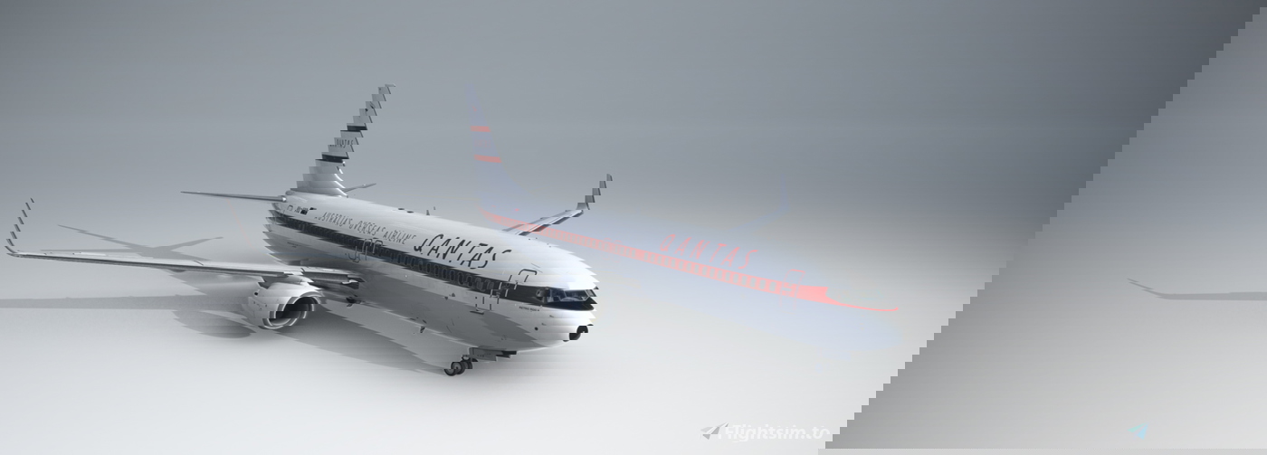 Qantas 737-838 VH-VXQ Retro Roo II for Microsoft Flight Simulator | MSFS