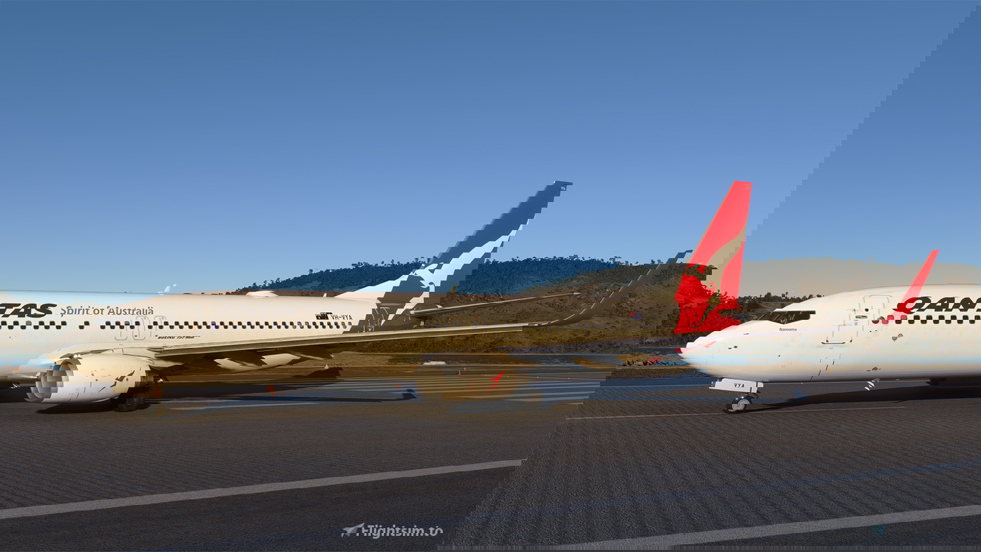 Qantas 737-838 VH-VYA for Microsoft Flight Simulator | MSFS