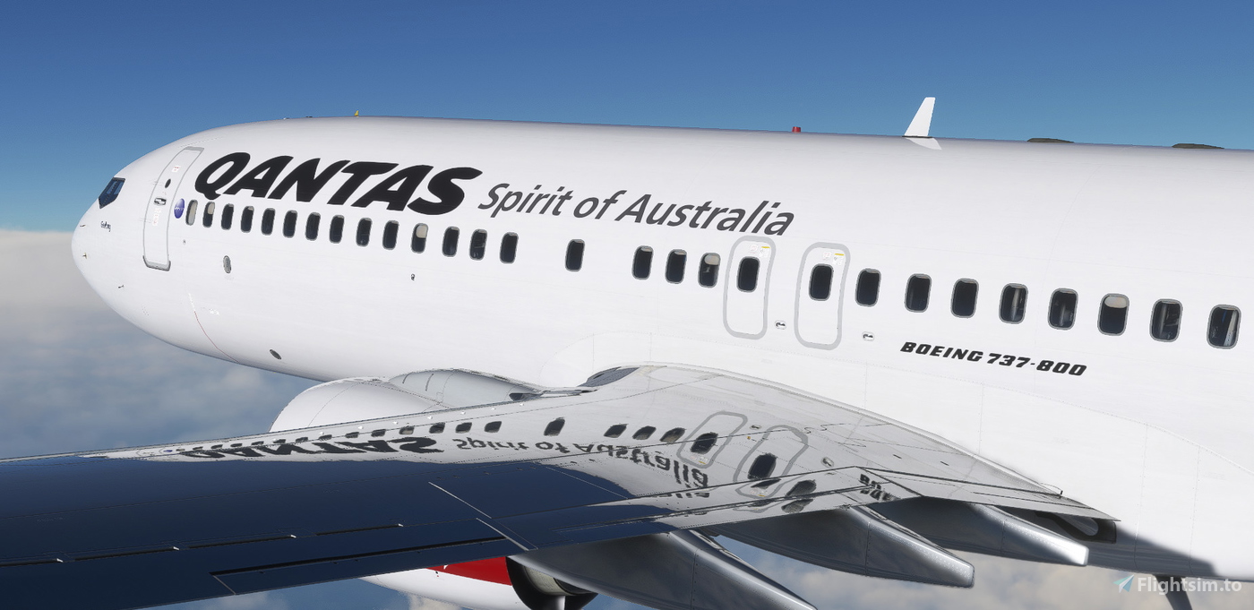 Qantas VH-VZD 'Geelong' (New Roo)| PMDG 737-800 [4K] for Microsoft ...