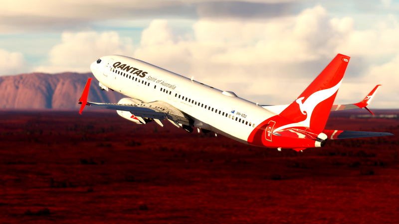 Qantas VH-VZU Split Scimitar Winglets for Microsoft Flight Simulator | MSFS