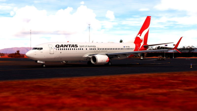 Qantas VH-VZU Split Scimitar Winglets for Microsoft Flight Simulator | MSFS