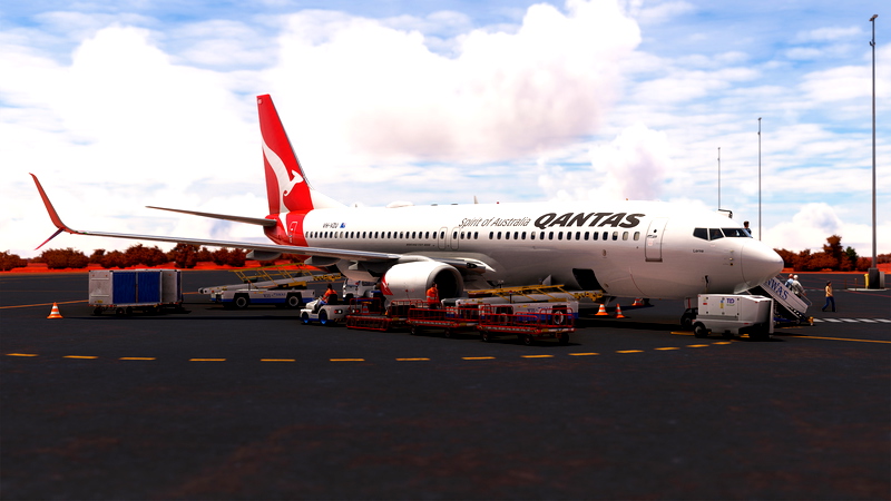 Qantas VH-VZU Split Scimitar Winglets for Microsoft Flight Simulator | MSFS