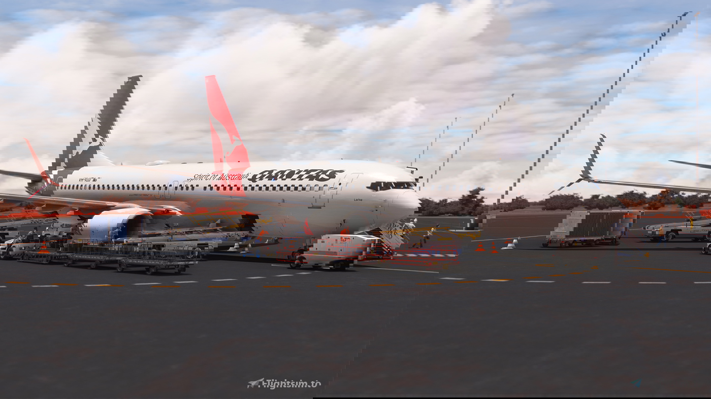 Qantas VH-VZU Split Scimitar Winglets for Microsoft Flight Simulator | MSFS