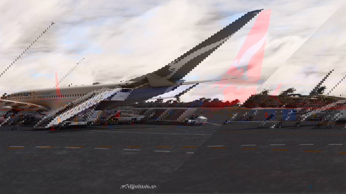 Qantas VH-VZU Split Scimitar Winglets for Microsoft Flight Simulator | MSFS