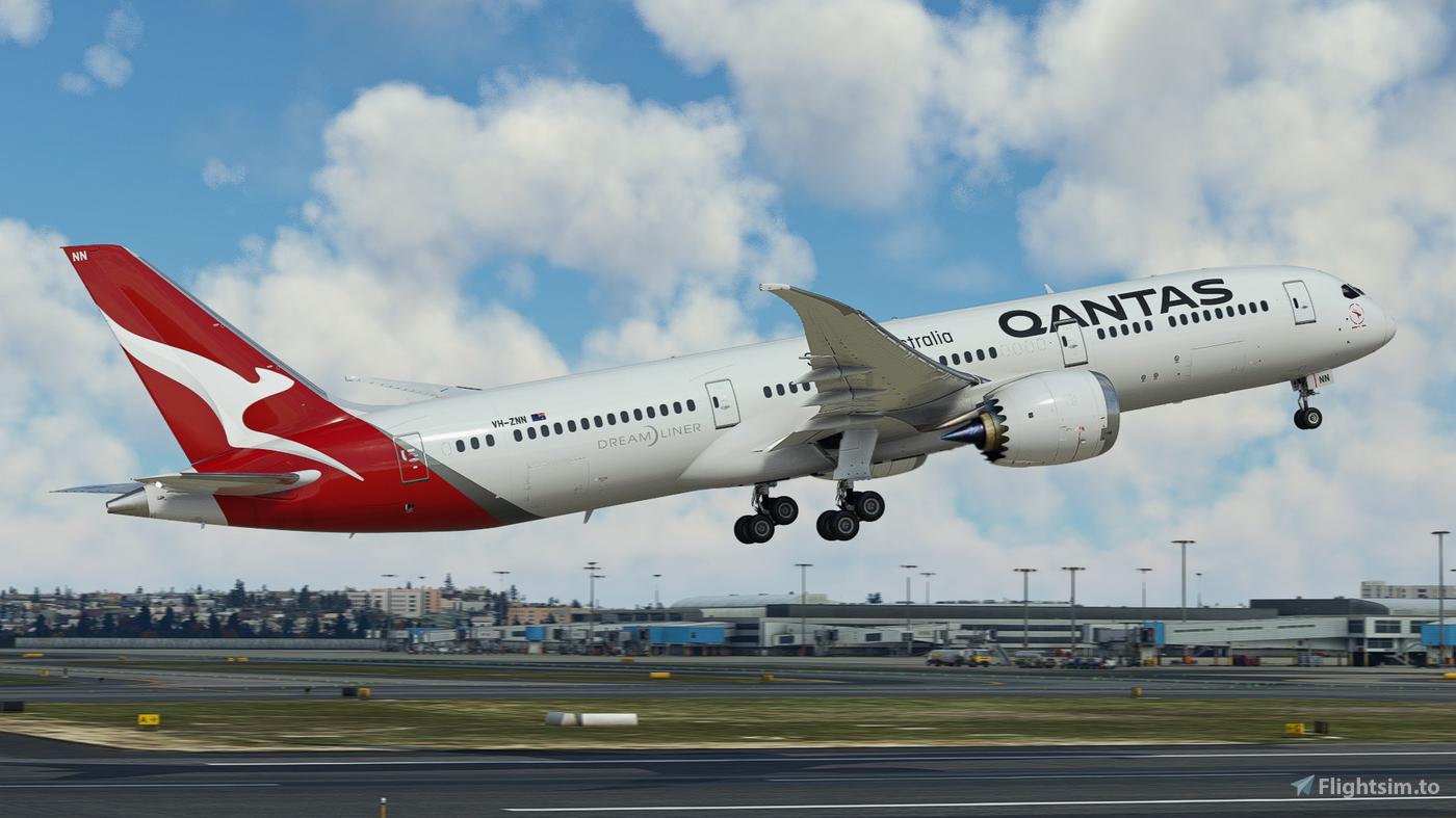 Qantas VH-ZNN | Boeing 787-9 | (8K + 4K) for Microsoft Flight Simulator ...