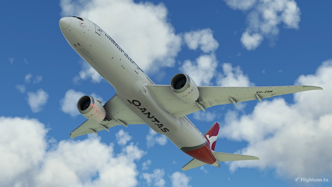 Qantas VH-ZNN | Boeing 787-9 | (8K + 4K) for Microsoft Flight Simulator ...