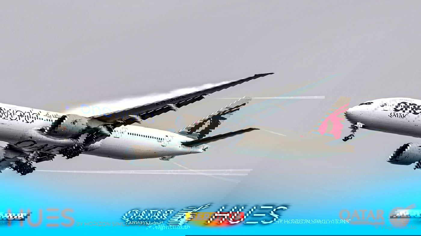 Qatar Airways OneWorld A7-BAA | PMDG 777-300ER for Microsoft Flight Simulator | MSFS