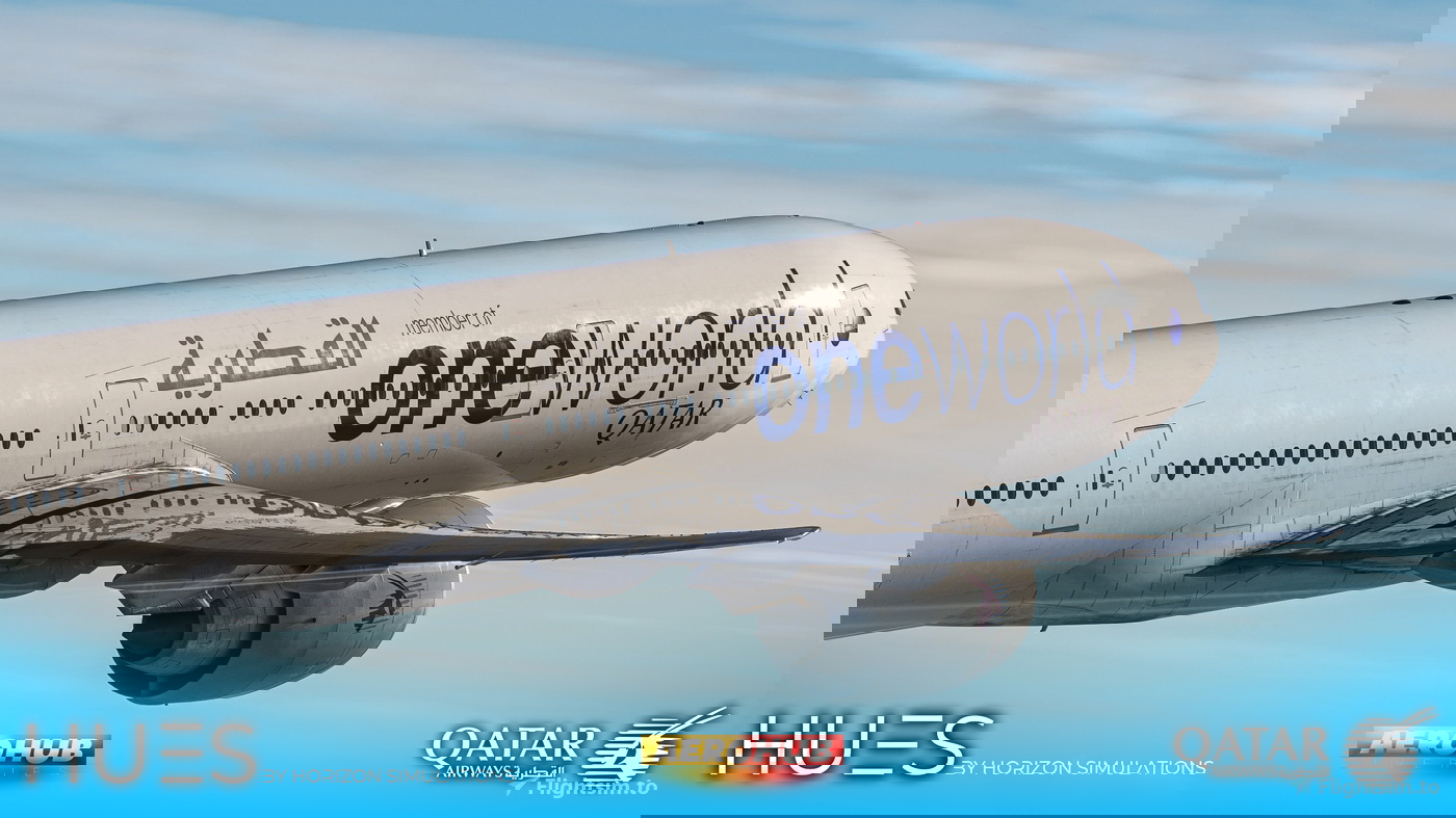 Qatar Airways OneWorld A7-BAA | PMDG 777-300ER for Microsoft Flight Simulator | MSFS