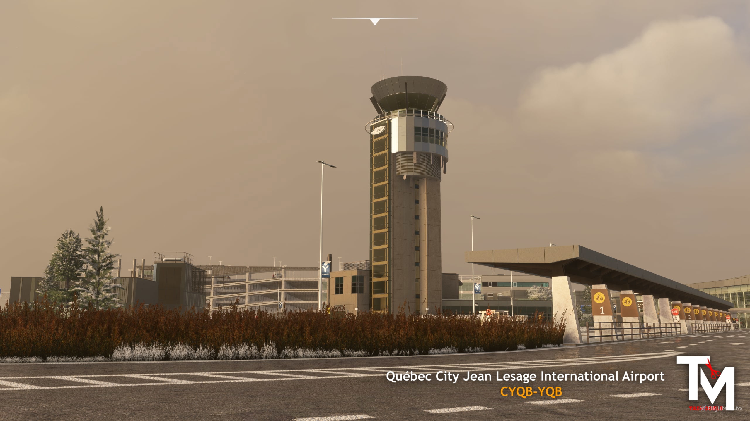 TAIMODELS - Québec City Intl. Airport - MSFS20/24 for Microsoft Flight Simulator | MSFS