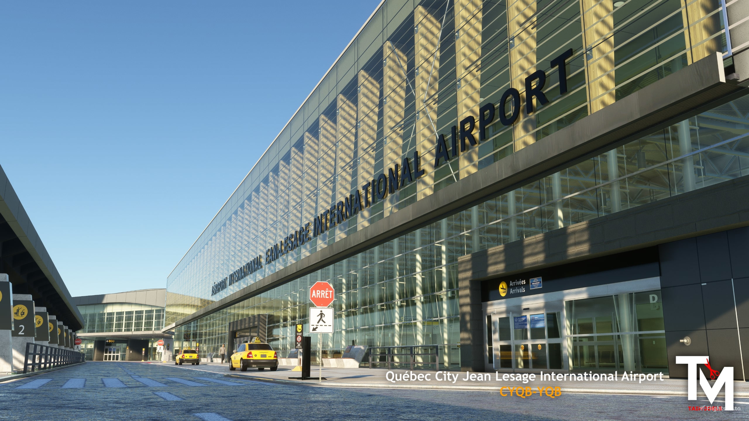 TAIMODELS - Québec City Intl. Airport - MSFS20/24 for Microsoft Flight Simulator | MSFS