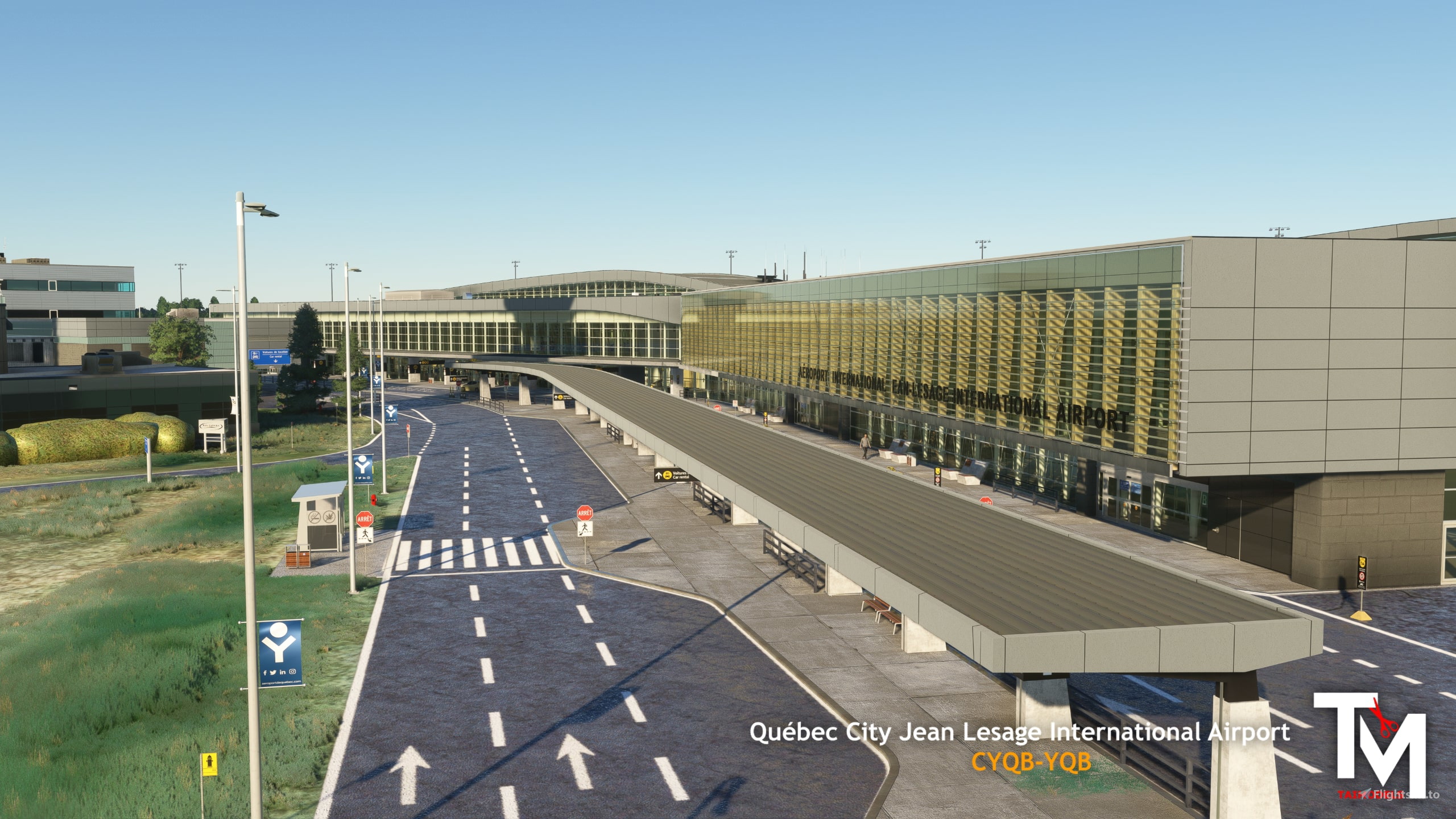TAIMODELS - Québec City Intl. Airport - MSFS20/24 for Microsoft Flight Simulator | MSFS